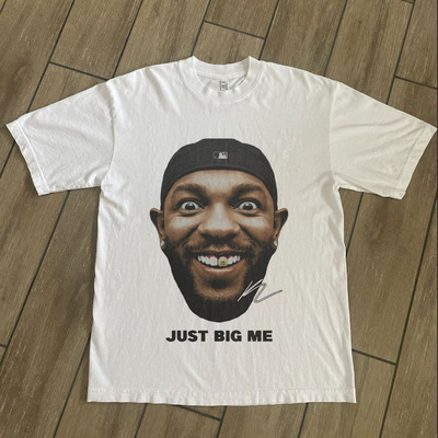 CLFC Kendrick Lamar2025JUST BIG ME美式嘻哈跨境复古纯棉长短袖