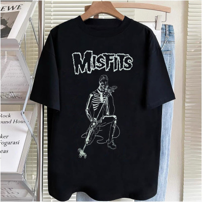 CLFC the Misfits乐队硬核朋克punk骷髅英国摇滚T恤T SHIRT长短袖