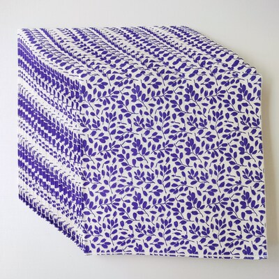 Blue Leaves Paper Napkins Decoupage 蝶骨巴特婚礼印花餐巾纸巾