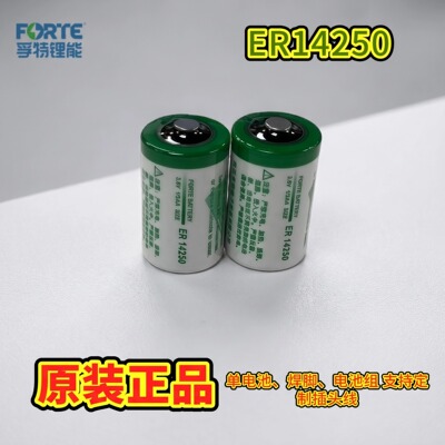 FORTE孚特ER14250 锂电池LS14250 3.6V台达编程器物联网PLC 1/2AA