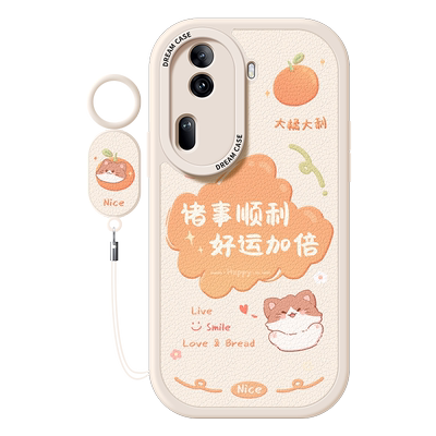 适用opporeno13卡通文字手机壳软