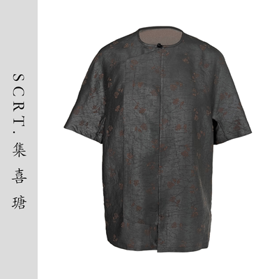 SCRT.集喜瑭香云纱女士精品上衣SJS15029