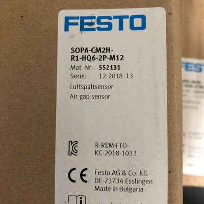 议价FESTO空隙感测器SOPA-CM1H-R1-WQ6-2P-M12订货号552138