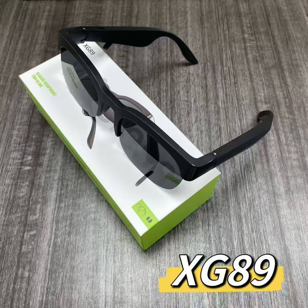 2026新款XG89出口AI翻译音频蓝牙眼镜墨镜防紫外线户外运动骑行听