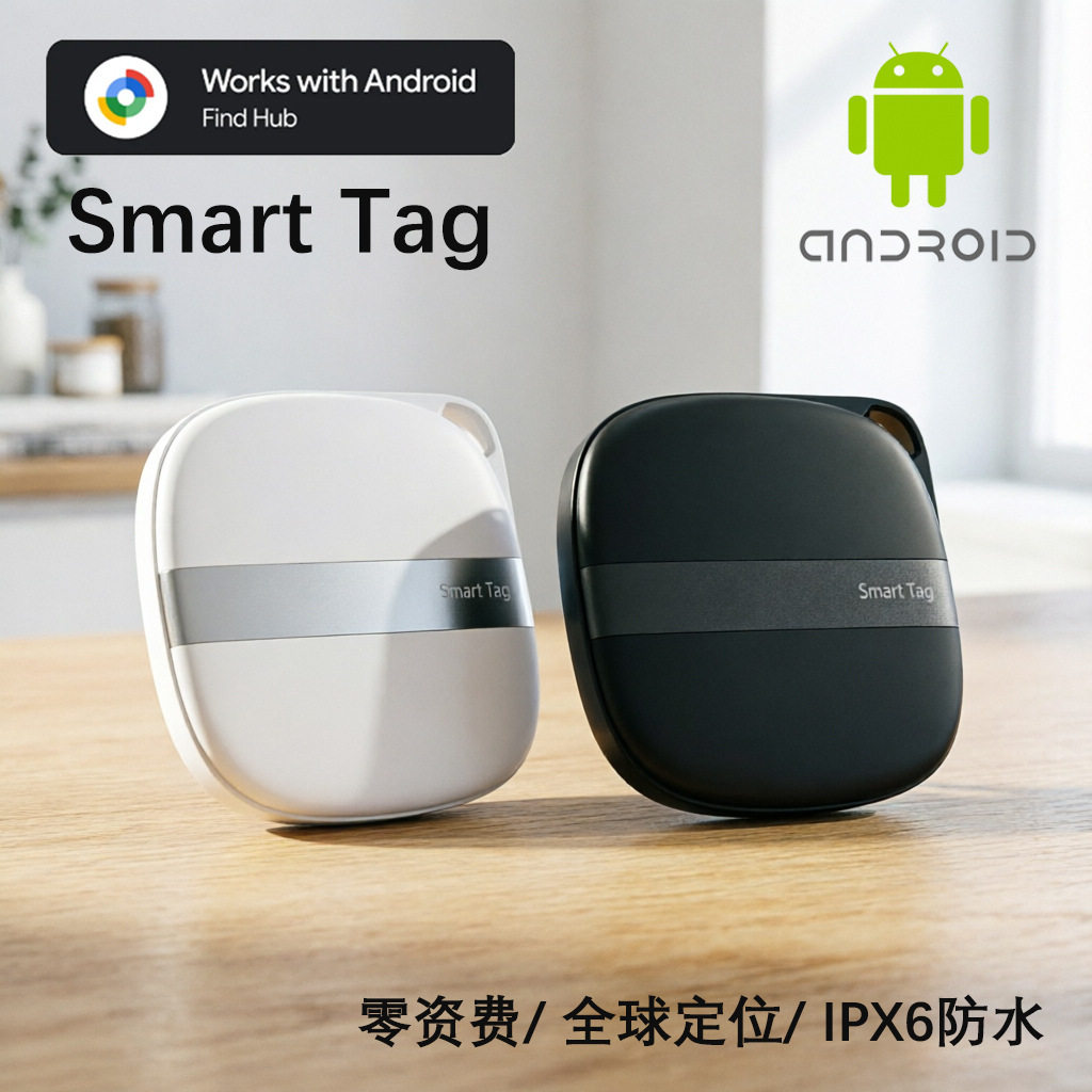 26新款新款防水谷歌FindHub查找追踪防丢器 宠物全球定位跟踪安卓