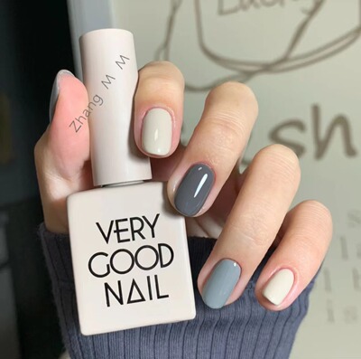 灰色系韩国进口甲油胶estemio