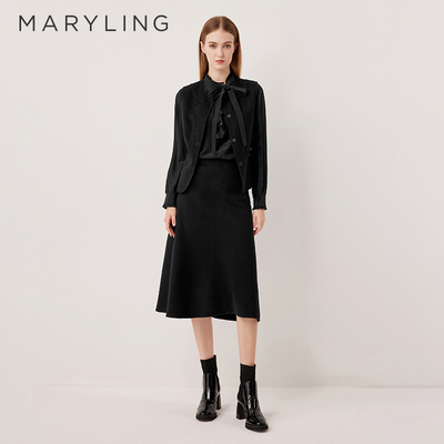 MARYLING百搭显瘦圆领马甲