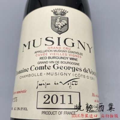 武戈伯爵酒庄老藤特级园红葡萄酒