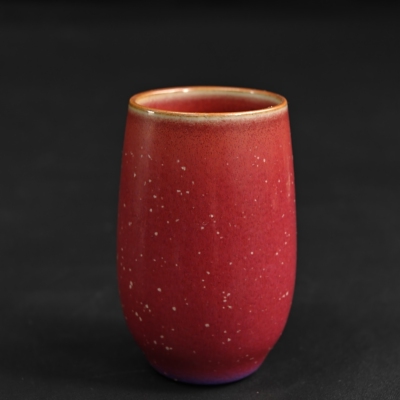 钧彩时光严选钧瓷名家任晓飞纯手工炭烧钧红窑变闻香杯茶杯主人杯