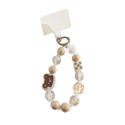 日韩卡通小熊兔彩色diy手链条