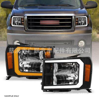 适用于GMCSIERRA2007200920112013美版车灯卤素大灯