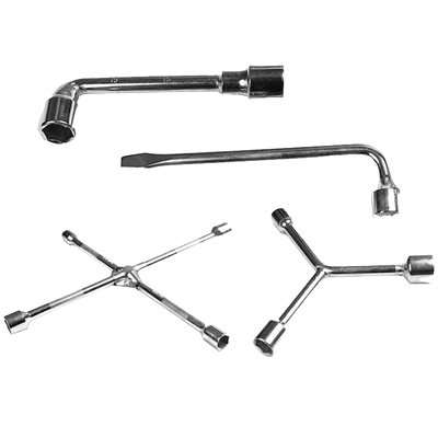 L型扳手弯头双头扳手穿孔穿心扁头套筒扳手外六角扳手套管