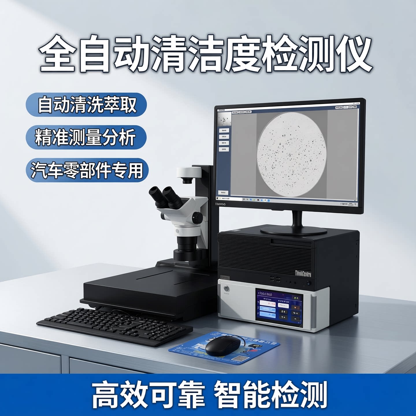 全自动清洁度检测仪自动清洗萃取测量机汽车零部件清洁度测试设备