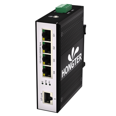恒通5/8口百/千兆导轨工业12-57V