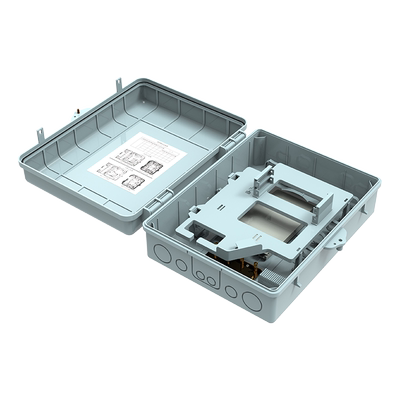 晋航严选 大款1分16光缆分纤箱1比16插片式光分路器箱大江苏光纤分线箱24芯插尾纤分线盒室内室外壁挂分光箱
