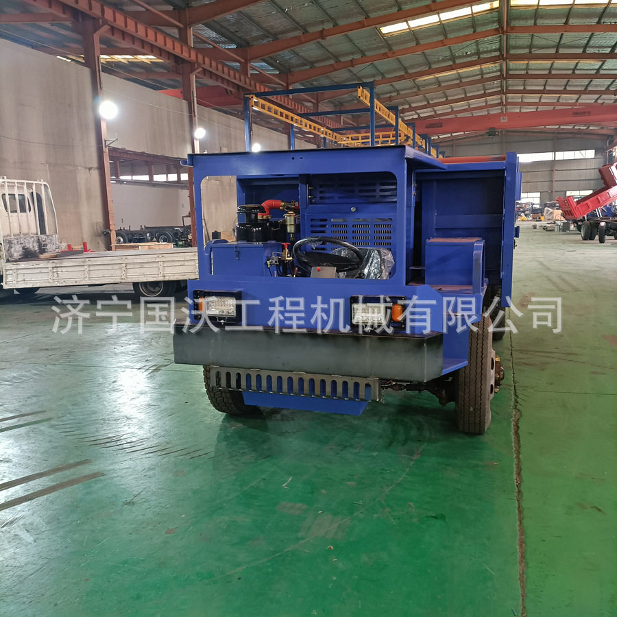 隧道矿山运输车 4吨6吨四驱四不像图片 自制轮式自卸视频