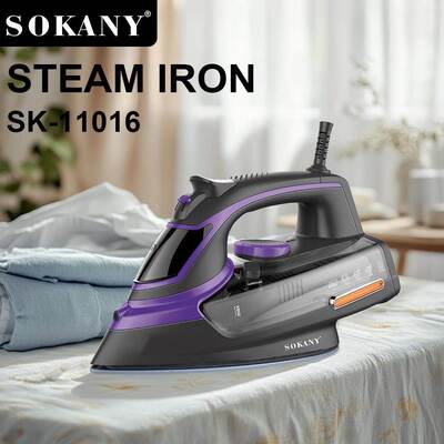 出口SOKANY11016熨斗家用多功能电熨斗快速除皱强劲喷雾蒸汽熨斗