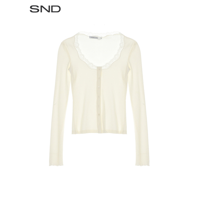 SNDSS26U领修身开襟上衣