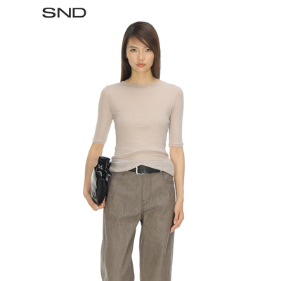 SNDPS26圆领短袖T恤女款