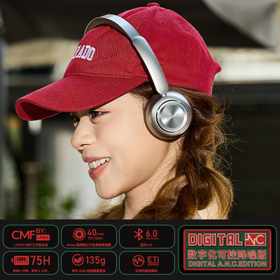 威泽高颜值降噪头戴式蓝牙耳机