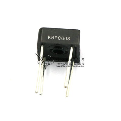 【TELESKY】整流桥 KBPC608 方桥 桥堆 整流桥 6A 800V (2个)