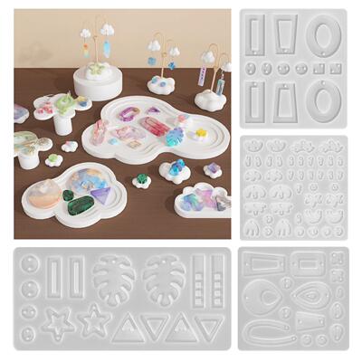 Earring Pendants Resin Molds Silicone Mold for DIY UV Epoxy