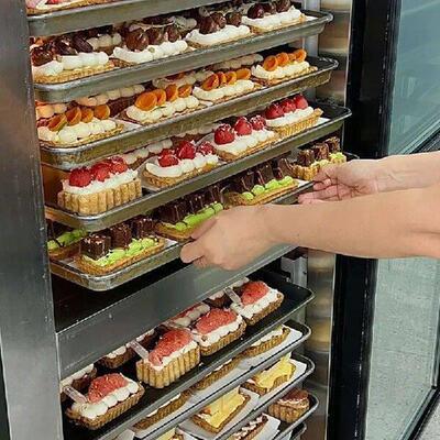 Rectangular Cake Baking Pan Non-Stick Removable Bottom Flan