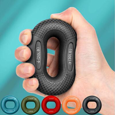 Silicone Finger Gripper Ring Hand Muscle Strengthener Ring W