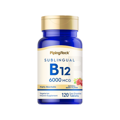 【美国进口】甲钴胺维生素b12营养神经pipingrock正品官方旗舰店