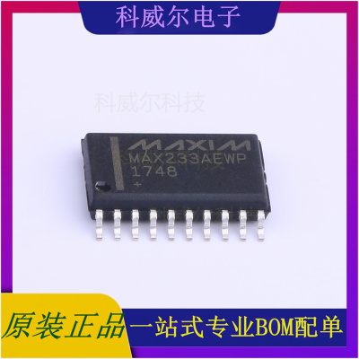 MAX233AEWP+TG36 封装SO-20 MAXIM(美信) 芯片 全新原装