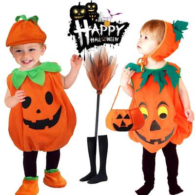 Kids Halloween Party Costume Romper with Hat Shoes Toddler P