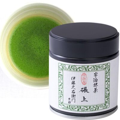 伊藤久右卫门宇治抹茶碾上20g罐装日本绿茶京都老字号抹茶粉