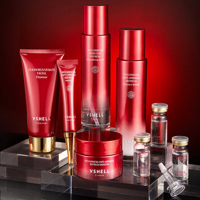 【新年特惠】VSHELL植贝赤参抗皱保湿八件套送礼护肤套盒
