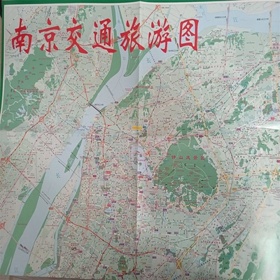 2025年南京地图南京交通旅游图南京市城区含公交地铁线路浦口六合大厂溧水高淳江北新区含景点道路公园医院