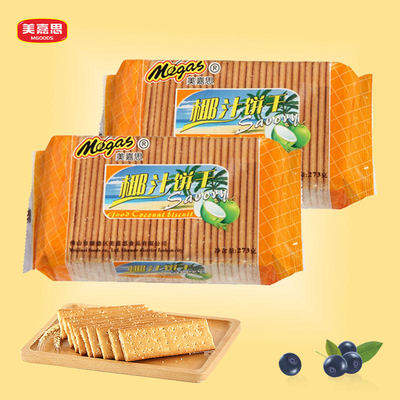 美嘉思椰汁味饼干27南洋克力架