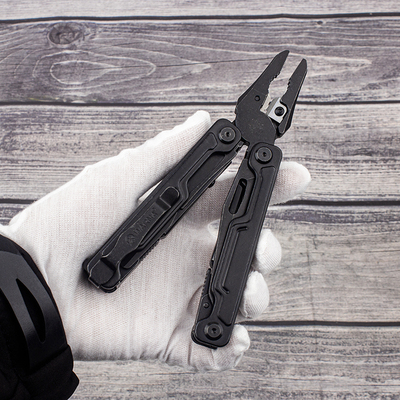 华尔纳巨轮工具钳钢柄黑色石洗铜垫片CNC精雕多功钳户外应急装备