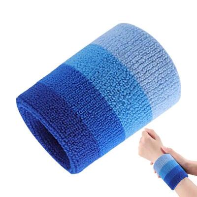 Colored Sports Wristband Tensile Elastic Wristband With Swea