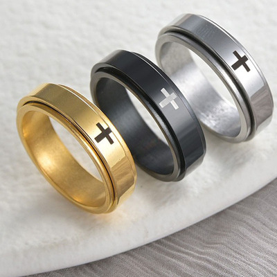 情侣减压手饰品男士ring