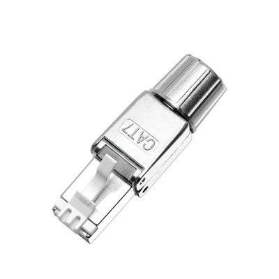 普业达七a7类超六6类免打免压水晶头免工具CAT76A千兆屏蔽网线接