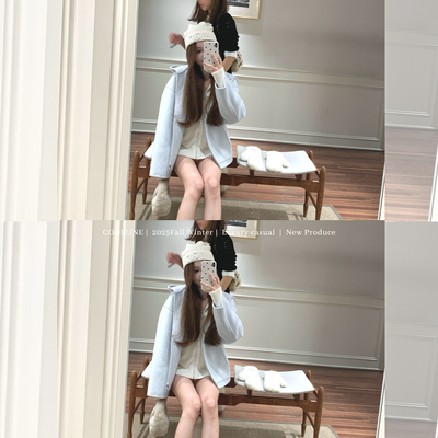 COOLLINE林子熙小个子连帽外套