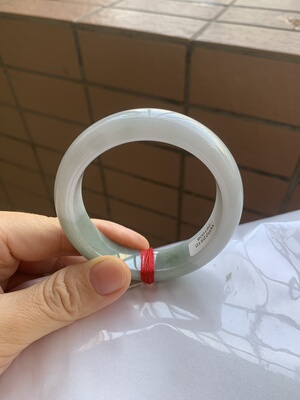 53-16-8.6缅甸纯天然A货翡翠半山水水润特色胶润证书006完美保真