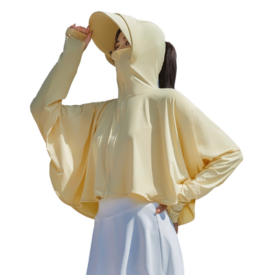 户外UPF50+宽松外套时尚防晒服