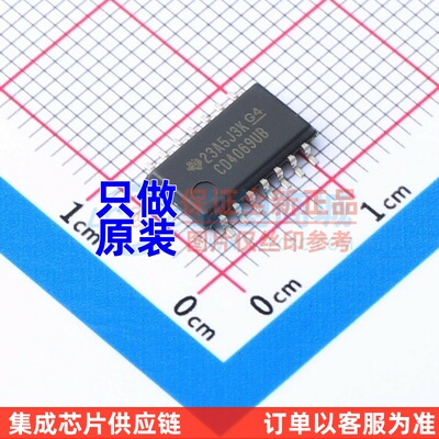 反相器 CD4069UBNSR SO-14 TI/德州 电子元器件配单 原装正品