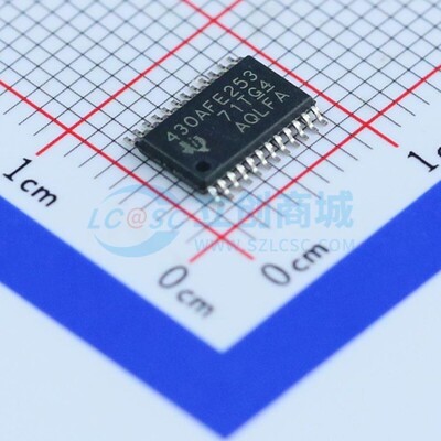 单片机(MCU/MPU/SOC) MSP430AFE253IPWR TSSOP-24 TI/德州 元器件