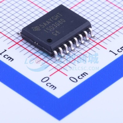 隔离式RS485/422收发器 ISO3080DWR SOIC-16 TI/德州 电子元器件