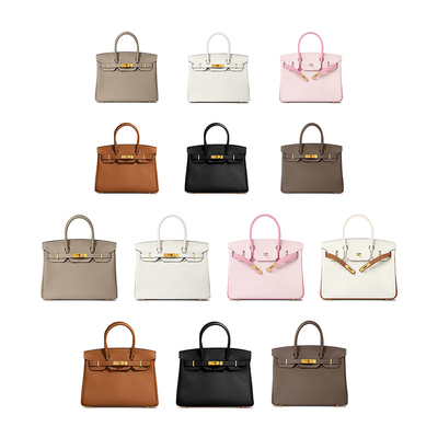 HARRIS SALOME铂金包高级感通勤百搭牛皮大容量手提包2个尺寸可选