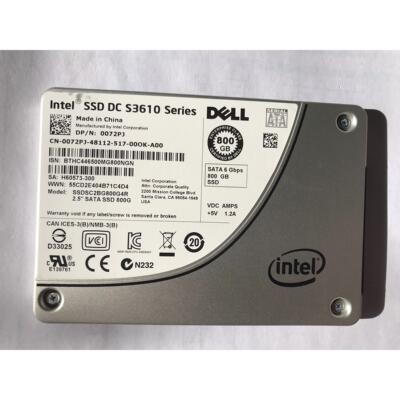 DELL SSD DC S3510 800G SATA 6Gbps DP/N 0CM65W 800GB固态硬盘