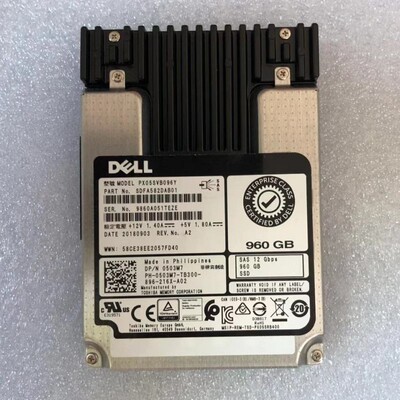 Dell/戴尔960G 12Gb SSD SAS PX05SVB096Y 0503M7 服务器固态硬盘