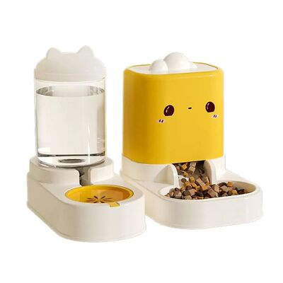 Cute Automatic Cat Feeder Large Capacity No Lag Pet Water Di