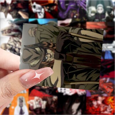 126贴游戏皇家国教骑士团hellsing卡通贴画笔记本电脑手机贴纸